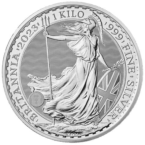 1 Kg Moneta Dargento Puro 999 Britannia Carlo III 2023 GOLD