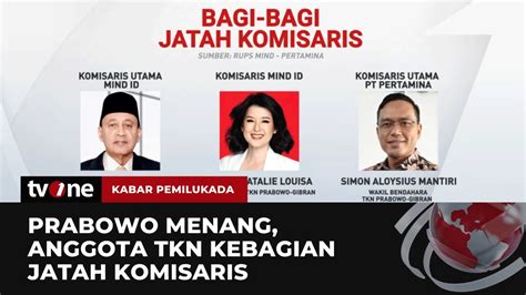 Anggota TKN Prabowo Gibran Jabat Komisaris Di BUMN Kabar Pemilu TvOne