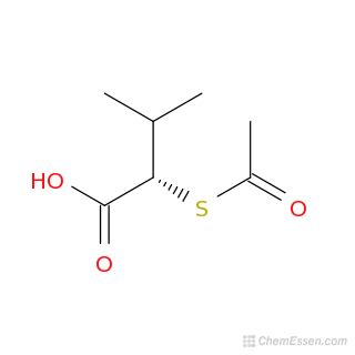 S 2 Acetylthio 3 Methylbutanoic Acid Structure C7H12O3S Over 100