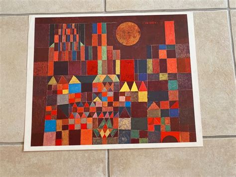 Plakat Paul Klee Burg Und Sonne Acheter Sur Ricardo