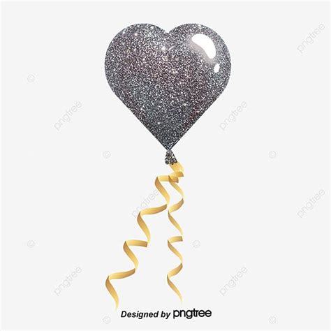 Balloon Clipart Balloon Gold Powder Balloon Decorative Balloon Golden