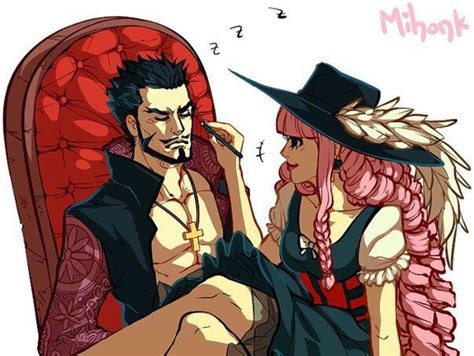 One Piece Mihawk Perona One piece Aleatória
