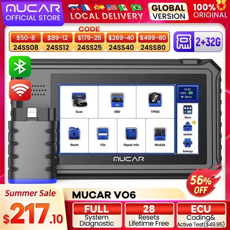 MUCAR VO6 Syst Me Complet Gratuit Vie Pour Toutes Les Voitures 28 R