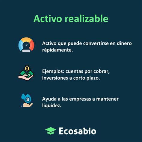Qué es Activo realizable Definición y concepto Ecosabio