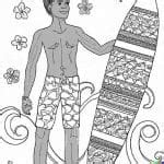 Desenhos De Surf E Surfista Para Imprimir E Colorir Pintar