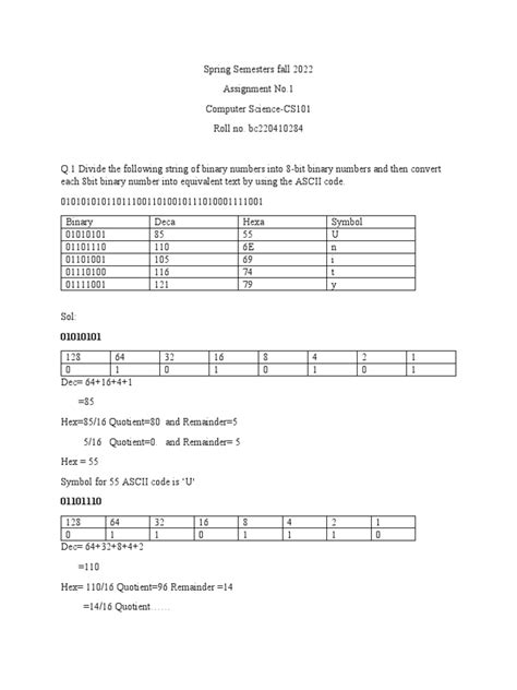 cs101 assignment pdf byte computer data