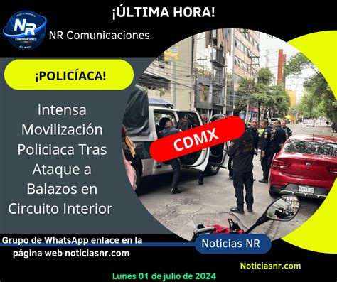 Intensa Movilización Policiaca Tras Ataque a Balazos en Circuito