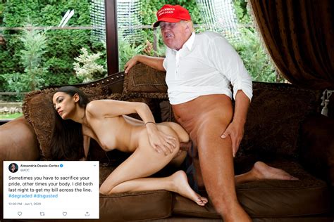 Post Alexandria Ocasio Cortez Donald Trump Fakes Politics
