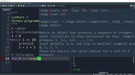lynkurs i python programmering youtube