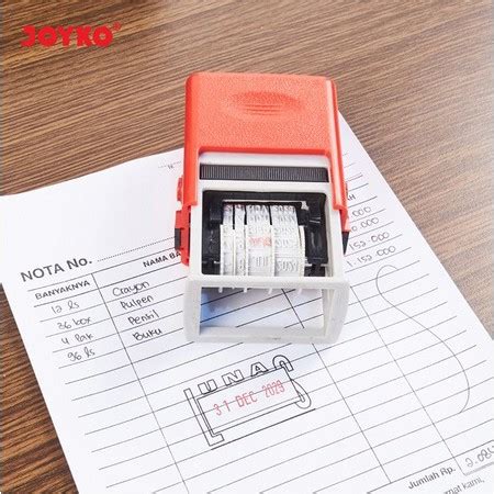 Jual Joyko Stamp S 71 Date Stempel Cap Tanggal LUNAS S71 2 Warna Tinta
