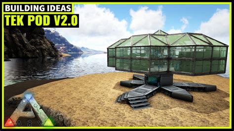 HOW TO BUILD A TEK POD PVE BASE V2 0 ARK SURVIVAL YouTube