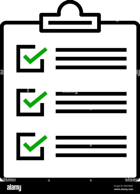 Checkboard And Clipboard Task List Editable Vector Stock Vector Image