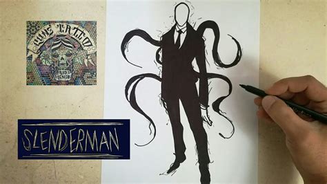 COMO DIBUJAR A SLENDERMAN How To Draw Slenderman YouTube