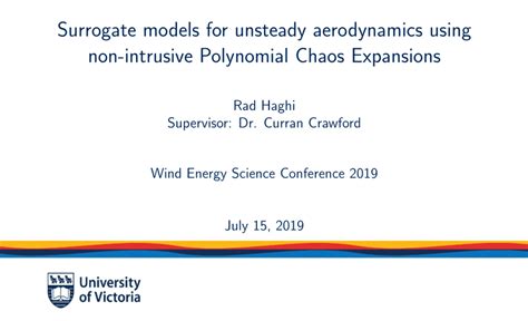 pdf surrogate models for unsteady aerodynamics using non intrusive polynomial chaos expansions