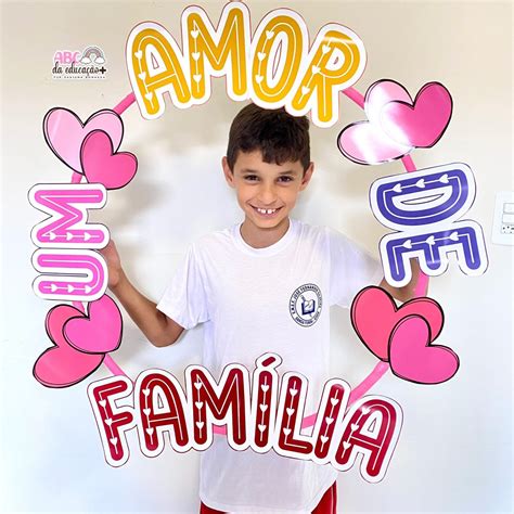 Moldura Para Fotos No Bambol Um Amor De Fam Lia Prof Decorativa