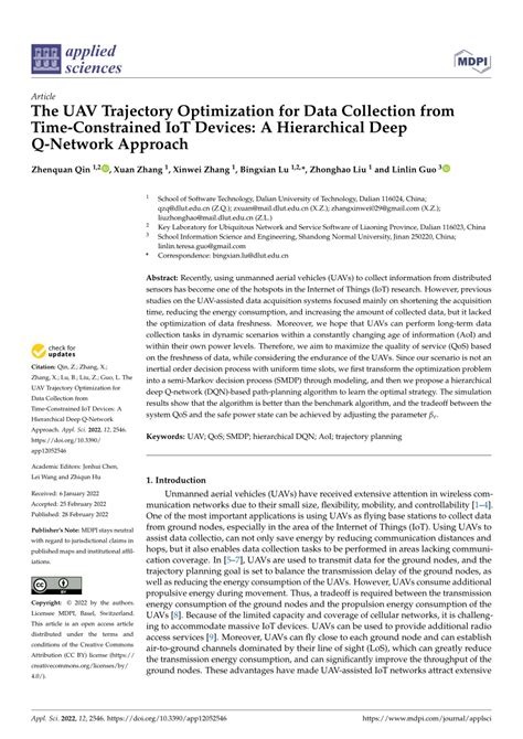 pdf the uav trajectory optimization for data collection from time constrained iot devices a