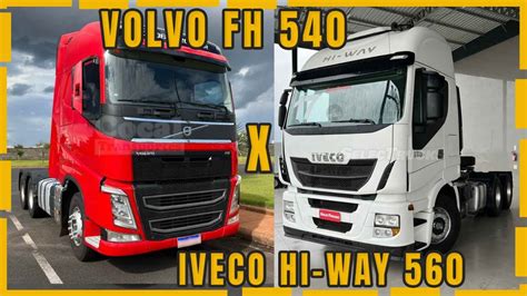 QUAL CAMINHÃO É MELHOR VOLVO FH 540 X IVECO HI WAY 560 YouTube