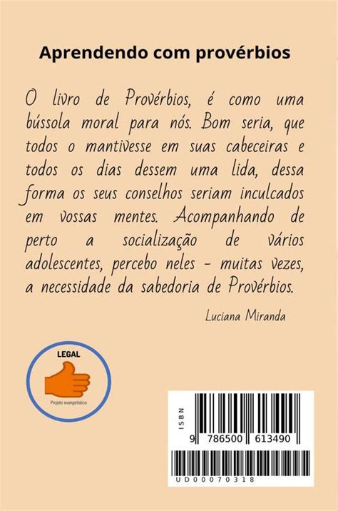 Aprendendo Provérbios Loja Uiclap