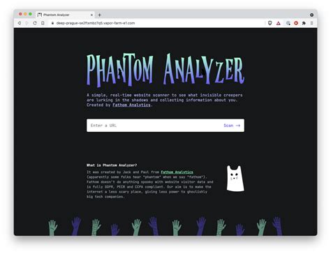 phantom analyzer scans websites for spy pixels it runs via laravel vapor using browsershot