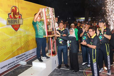 Wali Kota Siantar Hadiri Penutupan Turnamen Bola Voli Marcopolo Cup