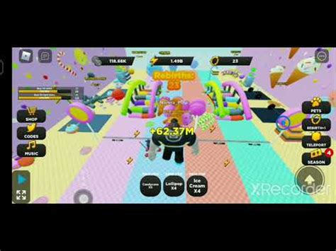 120k Strength And 23 Rebirth Roblox Strongman Simulator YouTube