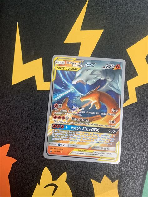 Mavin Pokemon Card Reshiram Charizard Gx World Championships 2019
