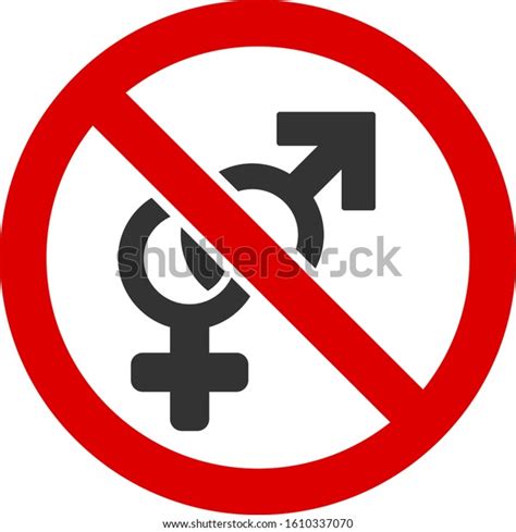 No Sex Vector Icon Flat No Stock Vector Royalty Free 1610337070 Shutterstock