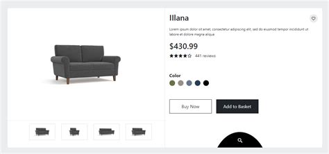 Bootstrap Ecommerce Product Page Template With Search Transition