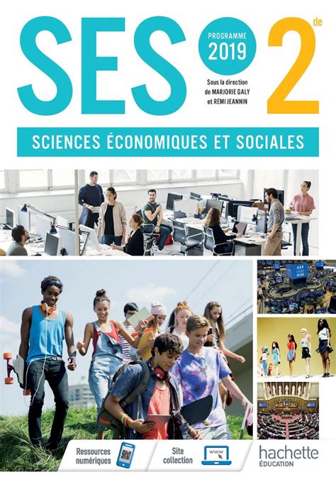 Hachette Education Lycée 2de Livre élève SES site élève