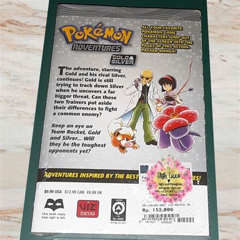 Buku Komik Pokemon Adventures Gold And Silver Vol 9 English Comic Book