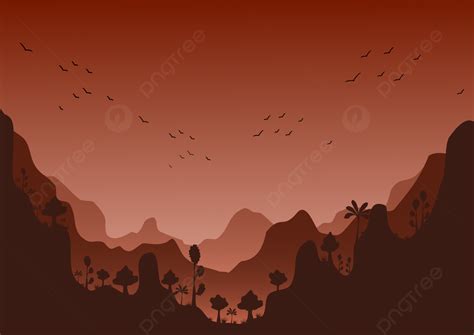 Fundo Paisagem Montanha Natureza Vetor Floresta Fundo Montanha Fundo