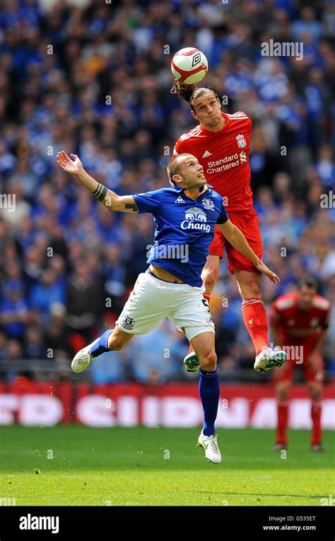Left To Right Evertons Johnny Heitinga Hi Res Stock Photography And