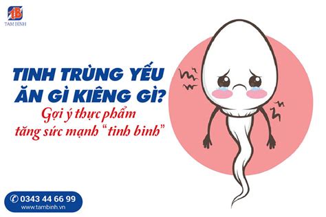 Tinh trùng yếu nên ăn gì kiêng gì Top 7 nhóm thực phẩm tăng sức mạnh