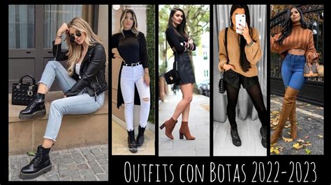 OUTFITS CON BOTAS 2024 Tendencia2024 Moda2023mujer Moda2024