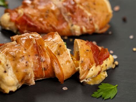 Poulet Enrob De Bacon Farci Au Fromage Jonathan Boivin