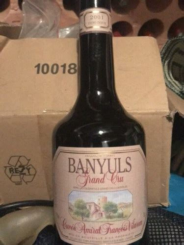 Terres Des Templiers Cuv E Amiral Francois Vilarem Banyuls Grand