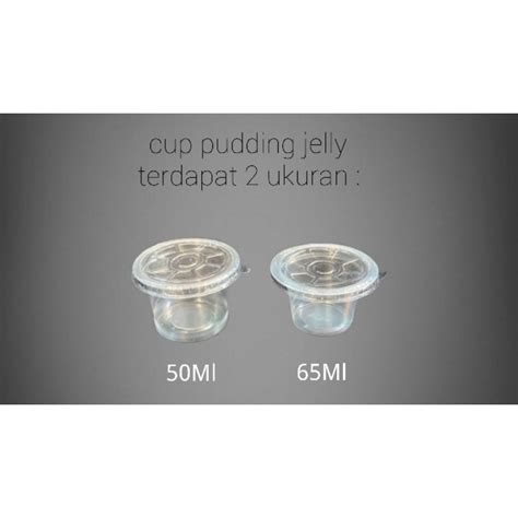 Jual Gelas Cup Plastik Pudding Jelly Uk 50Ml 65Ml Shopee Indonesia