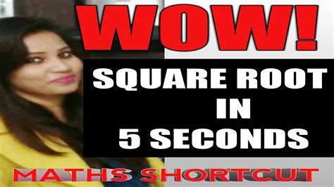 vedic maths tricks square root youtube