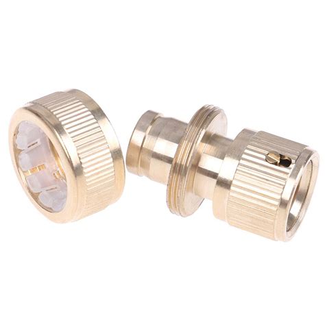Robinet De Jardin En Laiton 3 4 Connecteur Rapide Pour Tuyau D