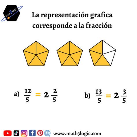 De Fracciones Impropias A Mixtas Math Logic