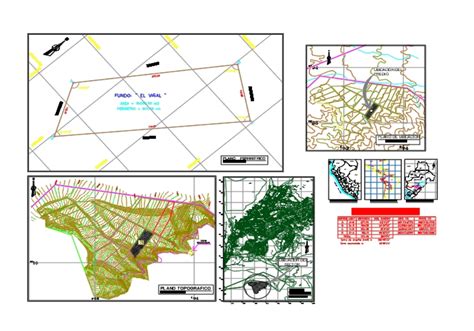 Plano Perim Trico Y Topogr Fico En Autocad Cad Mb Bibliocad