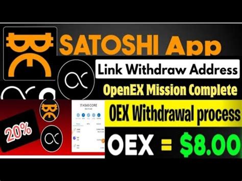 How To Add Oex In Wallet Address Satoshi Mining App Link Wallet
