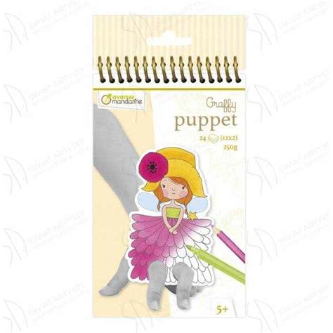 Kolorowanki z pacynkami Graffy Puppet Avenue Mandarine wróżki Sklep