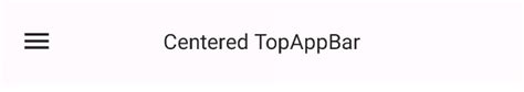 android how to align title at layout center in topappbar stack overflow