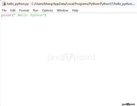 python打印hello python的程序 极客笔记