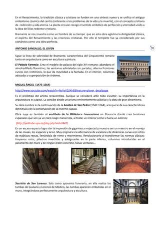 Renacimiento Arquitectura Pdf