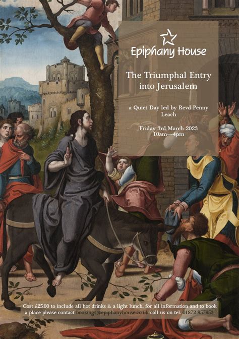 The Triumphal Entry Into Jerusalem Epiphany House