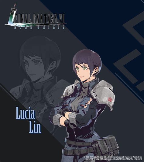 Lucia Lin Portrait Art Final Fantasy VII Ever Crisis Art Gallery