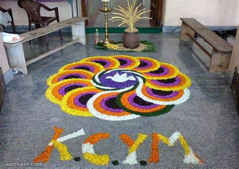 60 Most Beautiful Pookalam Designs For Onam Festival Part 2 Onam