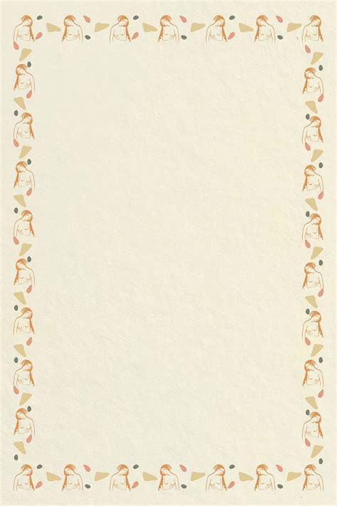 Premium Naked Woman Drawing Frame PSD